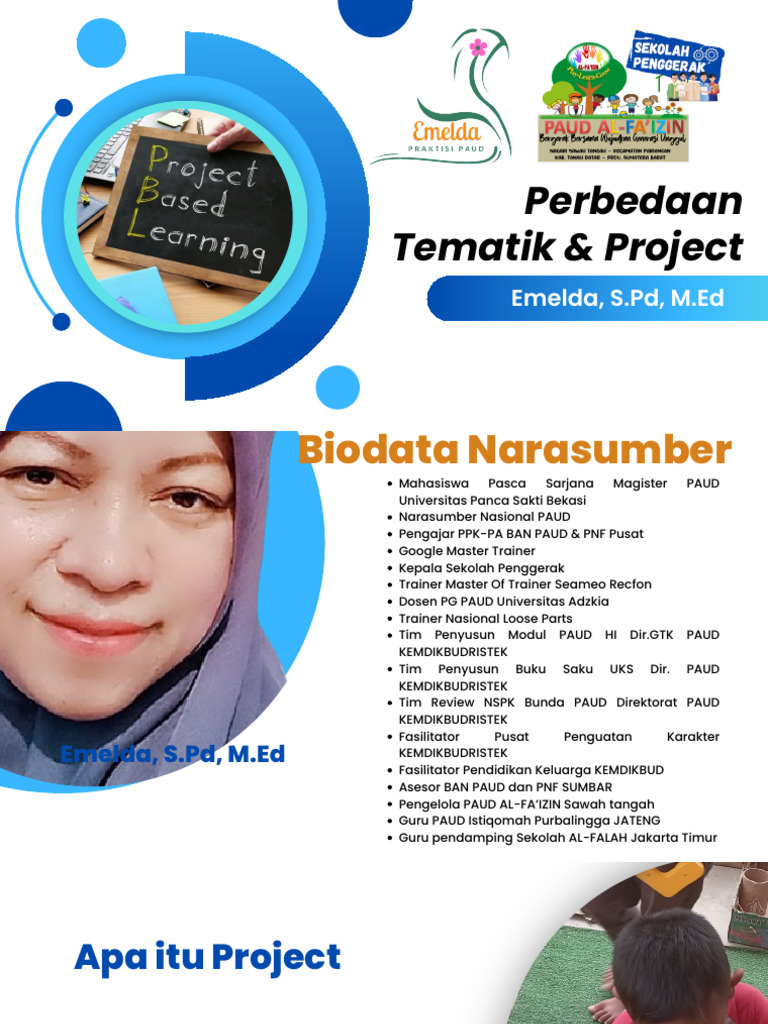 Perbedaan Tematik & project-EMELDA | PDF