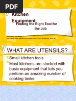 List of 70+ Kitchen Utensils Names With Pictures and Uses | PDF ...
