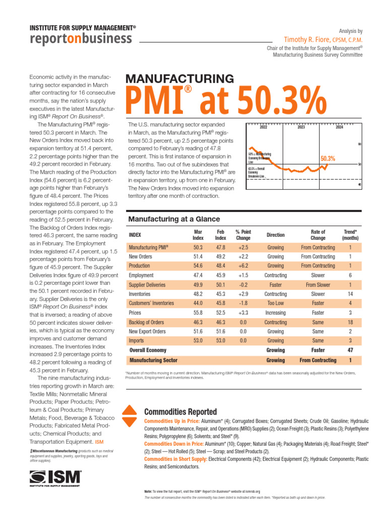 Rob 202403 Pmi | PDF | Plastic | Procurement