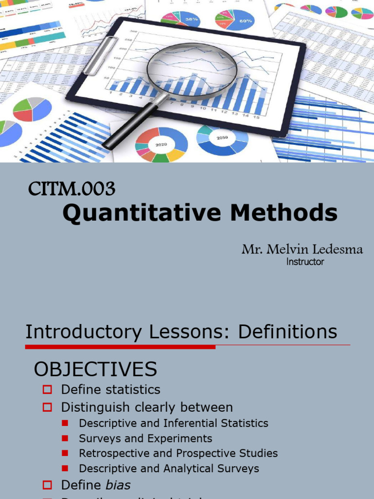 Lesson 1 Introduction To Statistics | PDF | Sampling (Statistics) | Statistics