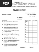 Msce Maths Paper 1 | PDF | Geometry | Mathematical Concepts