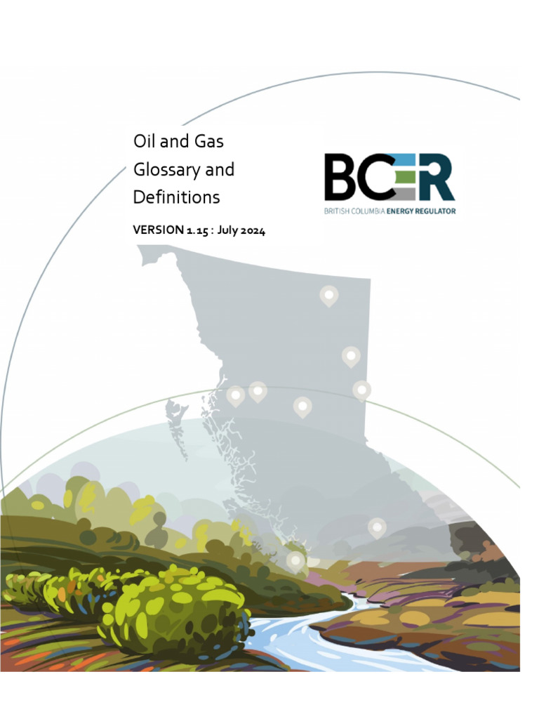 Oil and Gas Glossary and Definitions | PDF | Natural Gas | Oil Well
