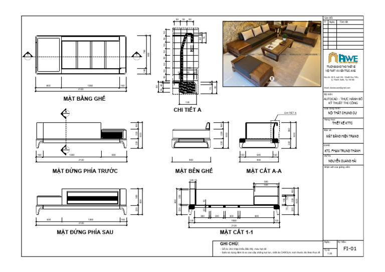 B Bàn Trà G Óc Chó-Model | PDF