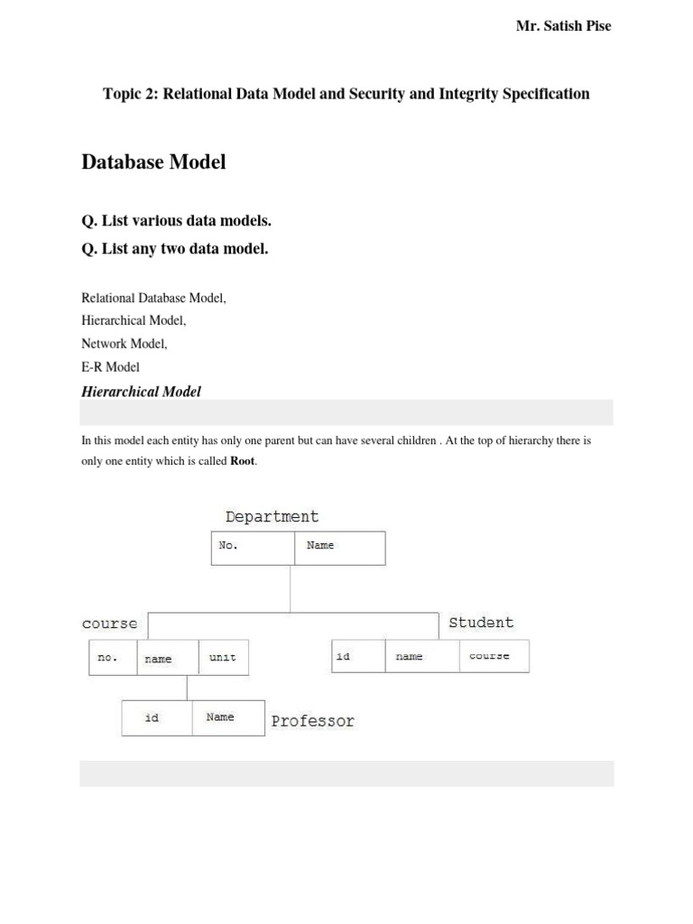 Topic 2 Msbte Question and Answers | PDF | Relational Database | Relational Model
