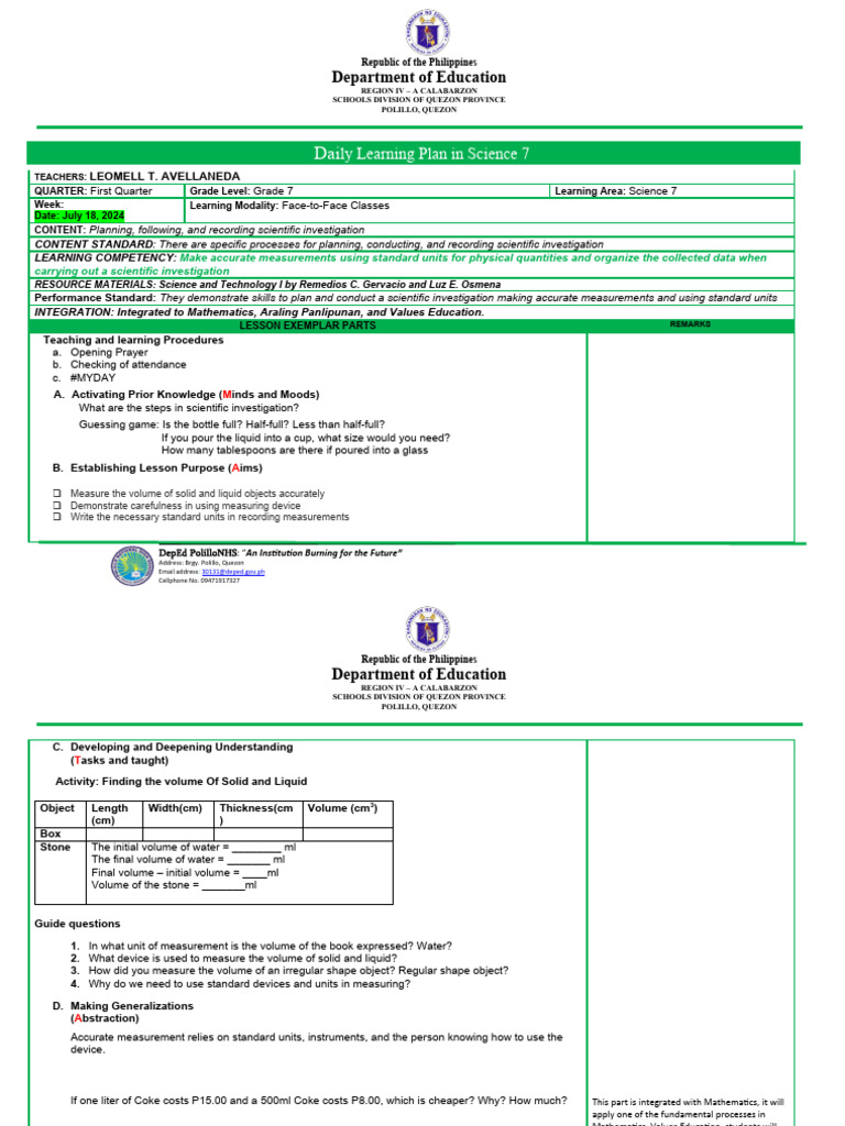lta-demo | PDF | Volume | Learning