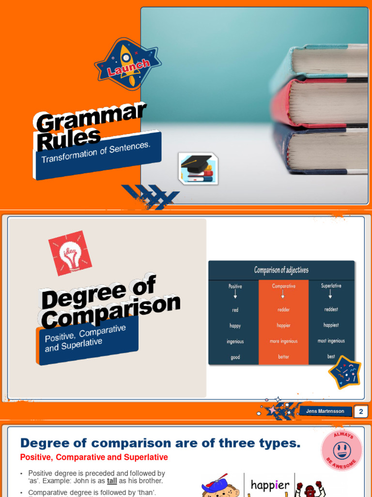 Grammar Rules Powerpoint | PDF