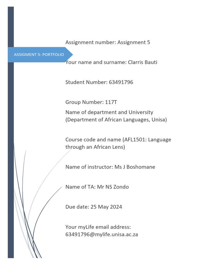 PORTFOLIO Assignment5 | PDF | Plagiarism | Wedding