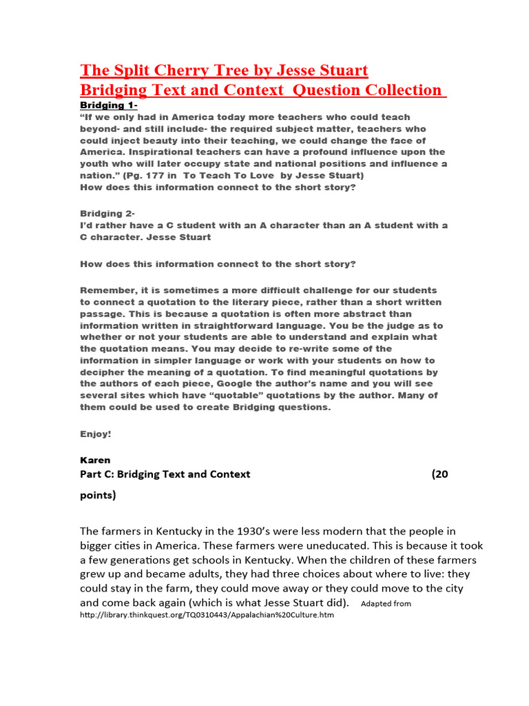 SCT Bridging Questions Collection | PDF