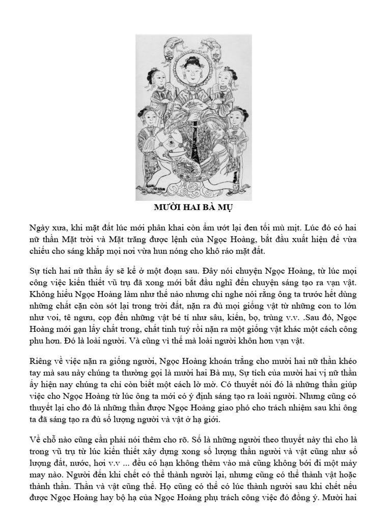 Truyen Doc Ve Cac Vi Than | PDF