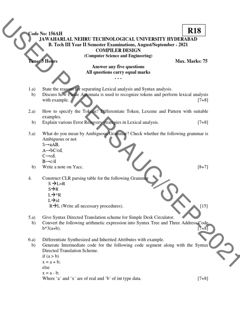 AugustSeptember-2021 | PDF | Parsing | Computer Programming