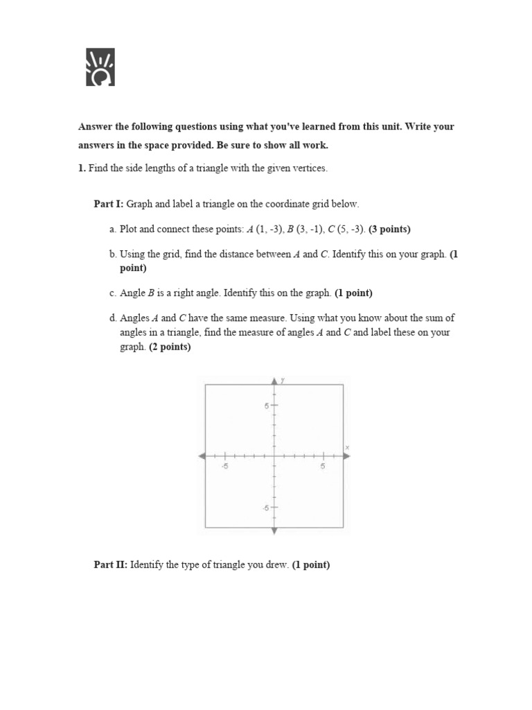 3.5.4 Test (TST) - Right Triangles (Test) | PDF | Triangle | Area