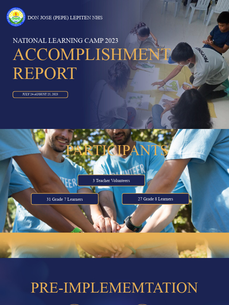 DJPLNHS NLC-Accomplisment-Report | PDF