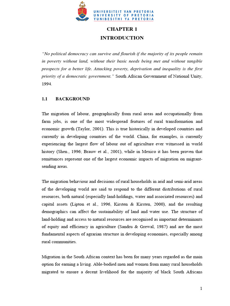 01chapters1 2 | PDF | Unemployment | Human Migration