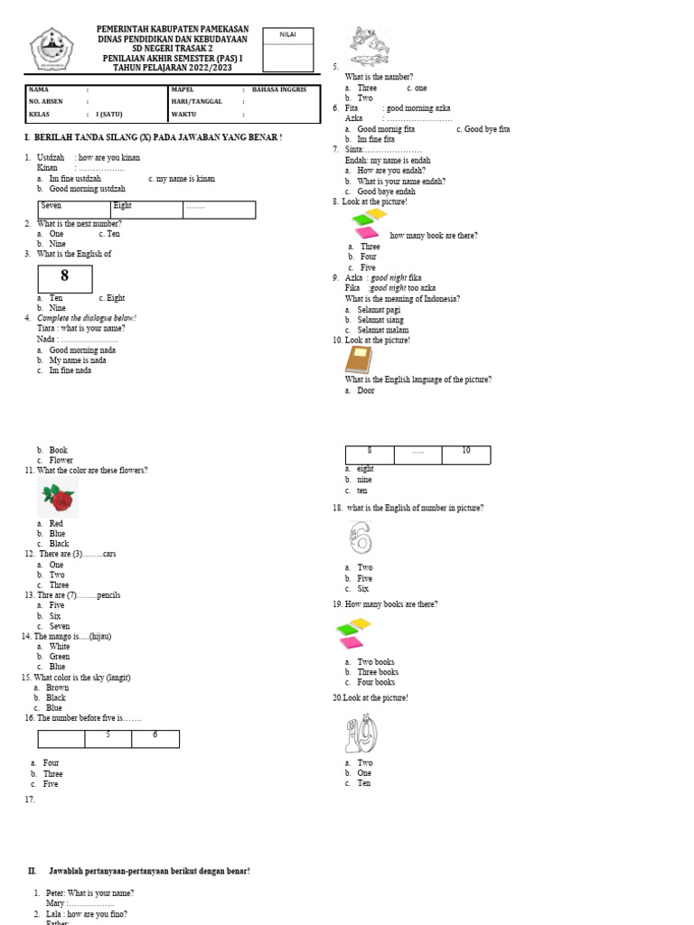 BHS Inggris Yu Fifin | PDF