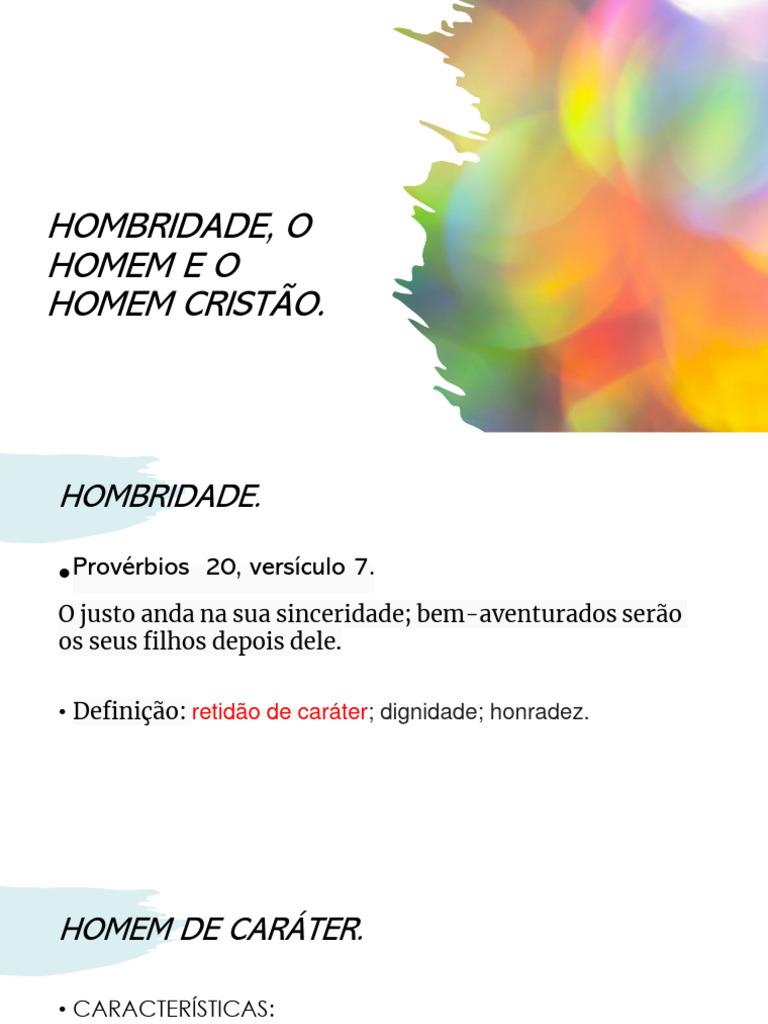 Hombridade, o Homem e o Homem Cristão | PDF | Amor | Jesus