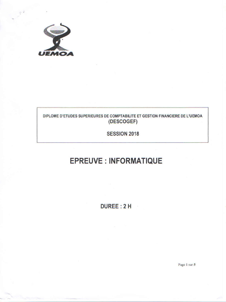 INFORMATIQUE | PDF