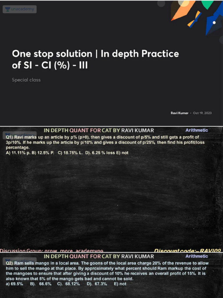 One Stop Solution in Depth Practice of SI CI III No Anno | PDF