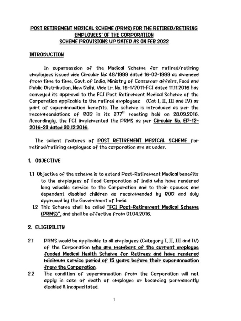 PRMS Circular Fully Amended | PDF