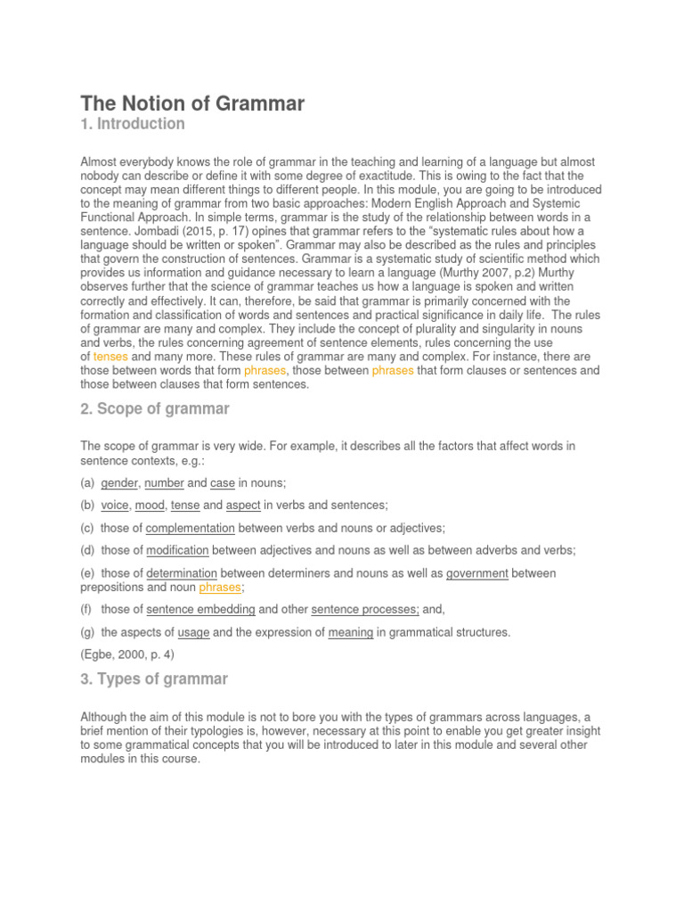 GNS 101 | PDF | Part Of Speech | Grammatical Gender GNS 101 | PDF | Part Of Speech | Grammatical Gender