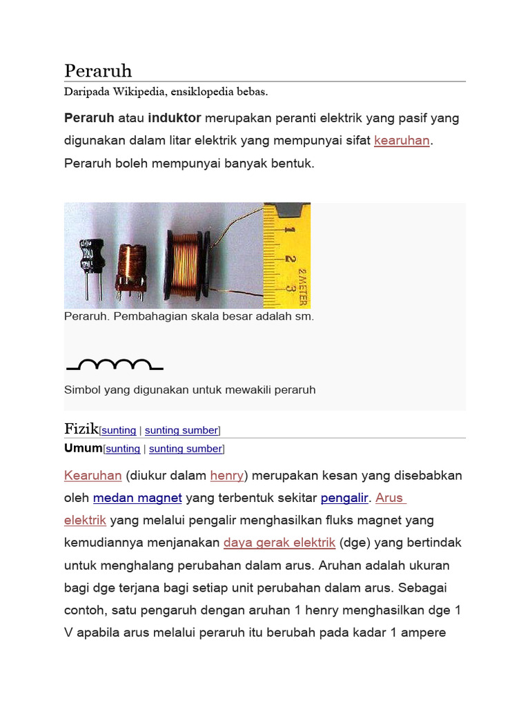 Peraruh | PDF | Sains & Matematika