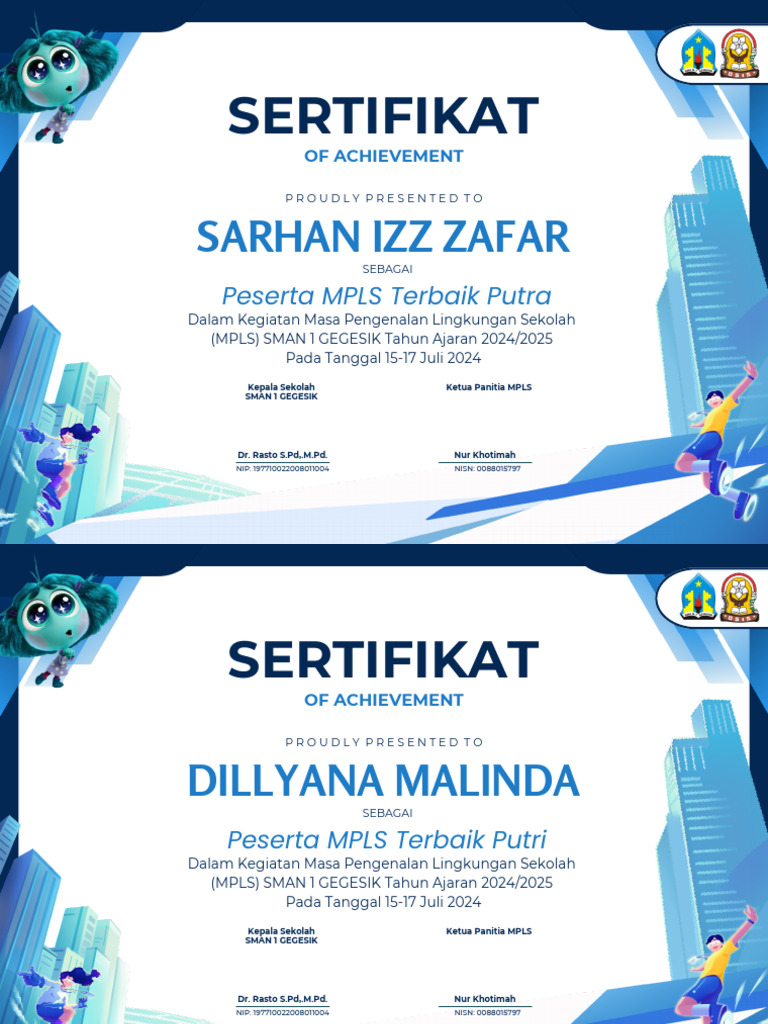 Sertifikat MPLS | PDF | Karier & Perkembangan | Kesehatan Holistik