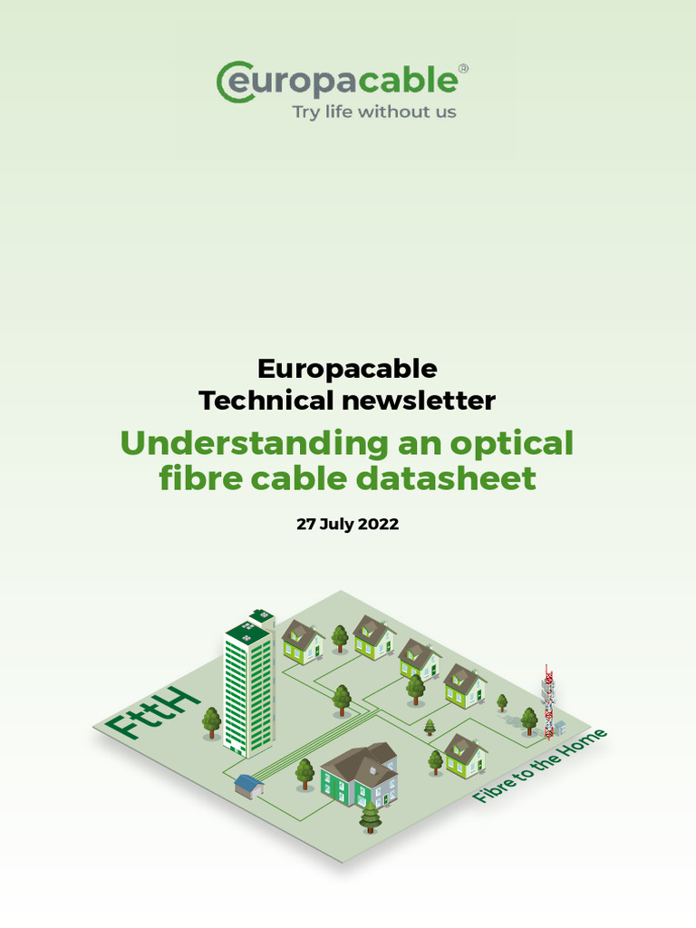 Europacable Technical Newsletter Understanding An Optical Fibre Data ...