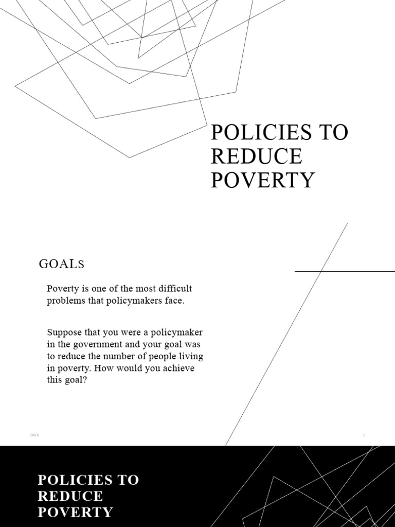 Policies To Reduce Poverty | PDF | Taxes | Poverty