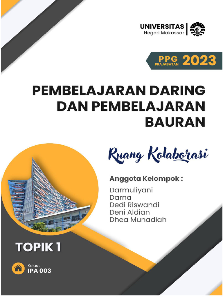 Desain Pembelajaran Daring IPA 2024 | PDF
