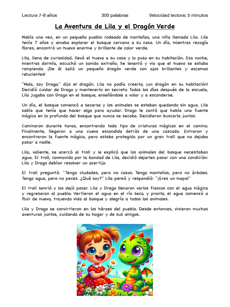 LECTURA 7-8 AÑOS | PDF