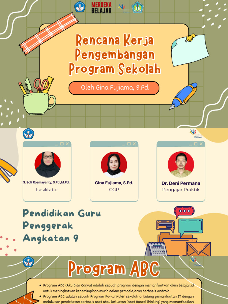 Rencana Kerja Program Sekolah | PDF | Karier & Perkembangan | Ilmu Sosial