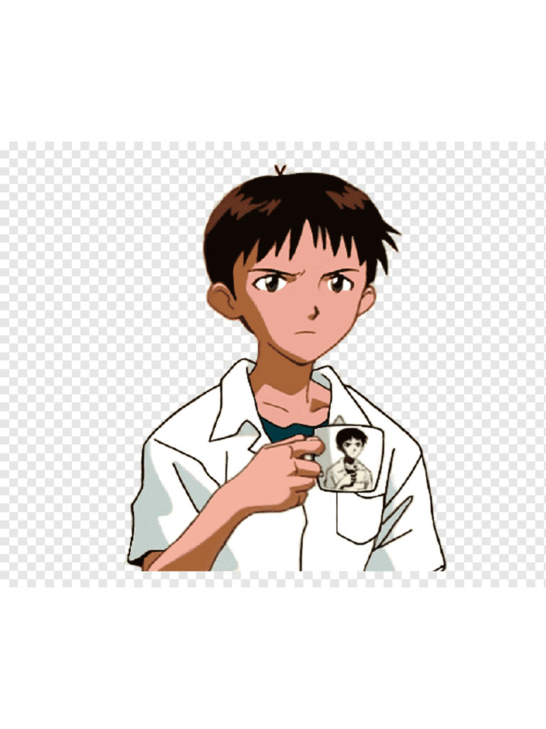 PNG Transparent Neon Genesis Evangelion Shinji Ikari Raising Project ...