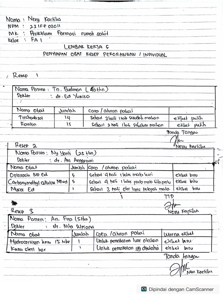 Lembar Kerja 5.prakt FRS | PDF