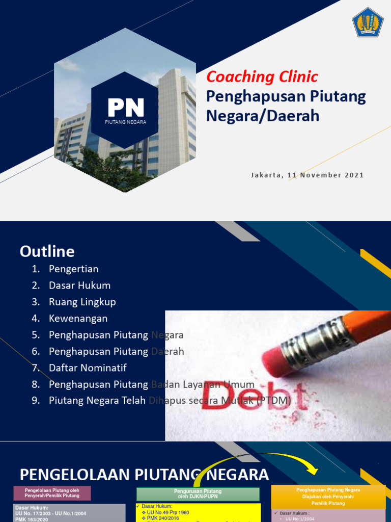 Panduan Penghapusan Piutang Negara | PDF | Ilmu Sosial | Hukum