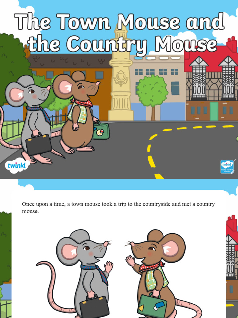 T T 5389 The Town Mouse and The Country Mouse Story Powerpoint Ver 3 | PDF