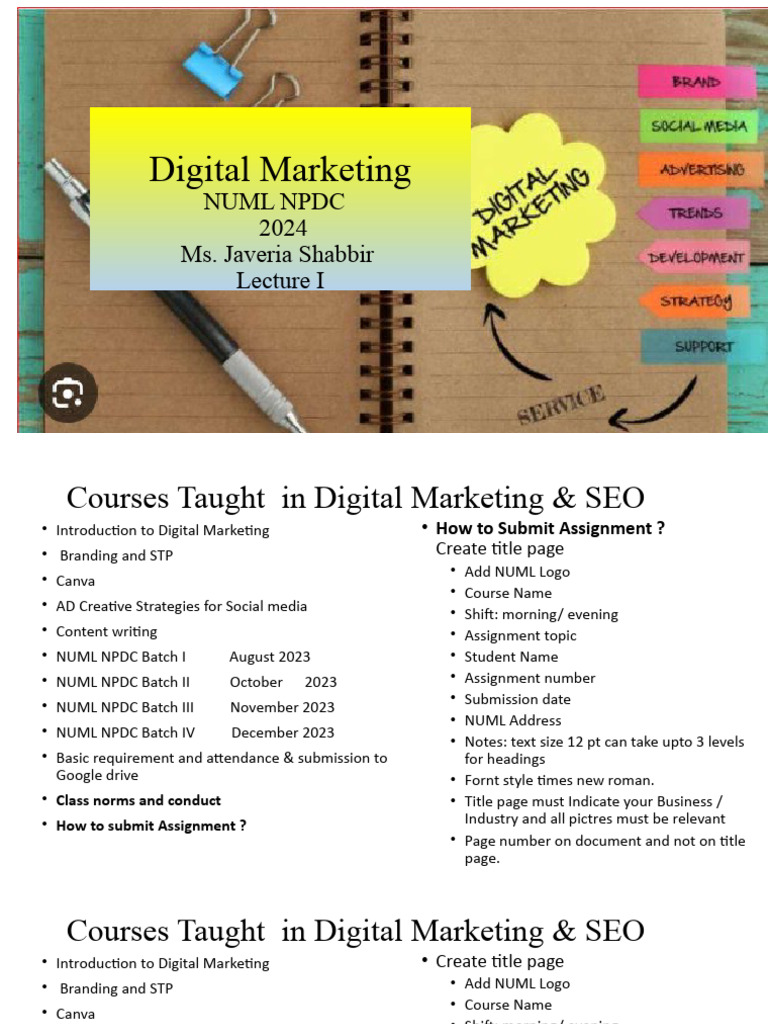 Digital Marketing Lesson STP | PDF | Brand | Marketing
