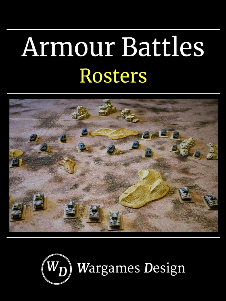 Armour Battles Army Rosters | PDF | Armoured Fighting Vehicles | Battalion