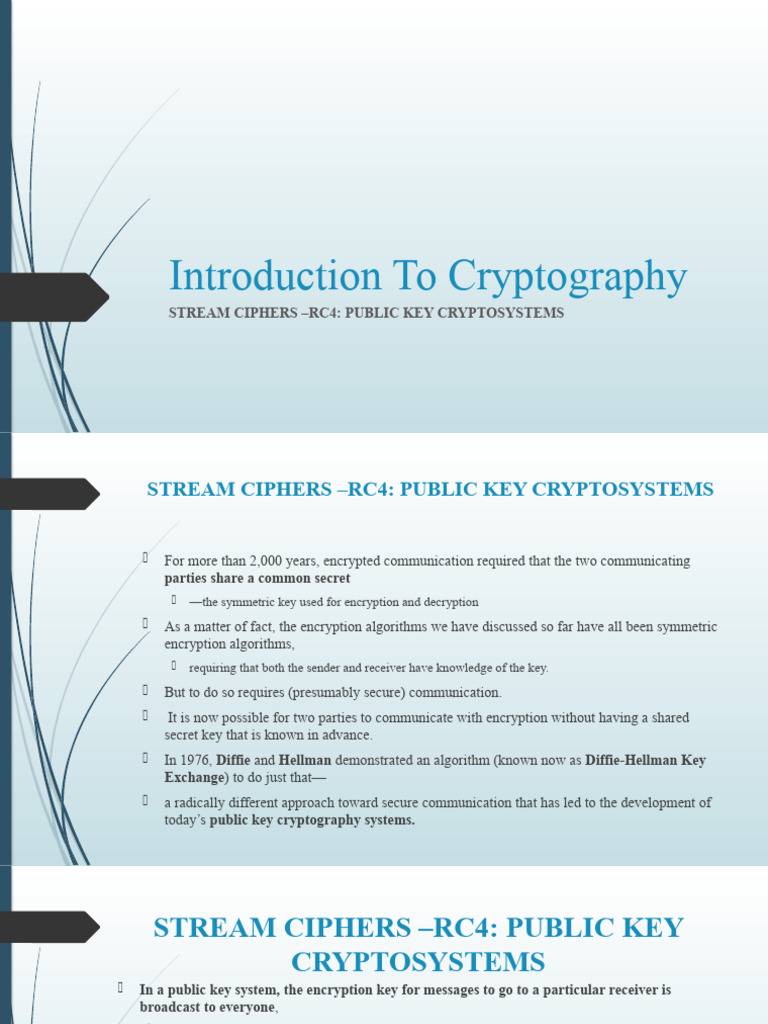 Network Security Lecture 3a - 085142 - 103411 | PDF | Cryptography ...