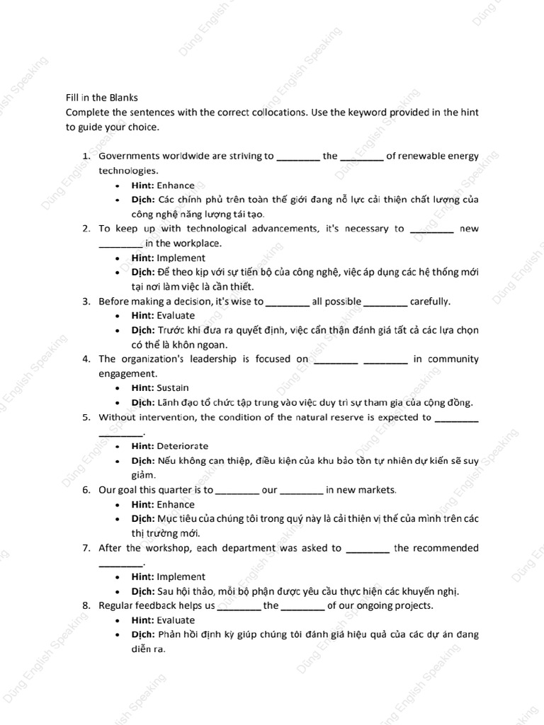 BT Tu Vung b1 - 1600 - PDF - Gdrive.vip | PDF