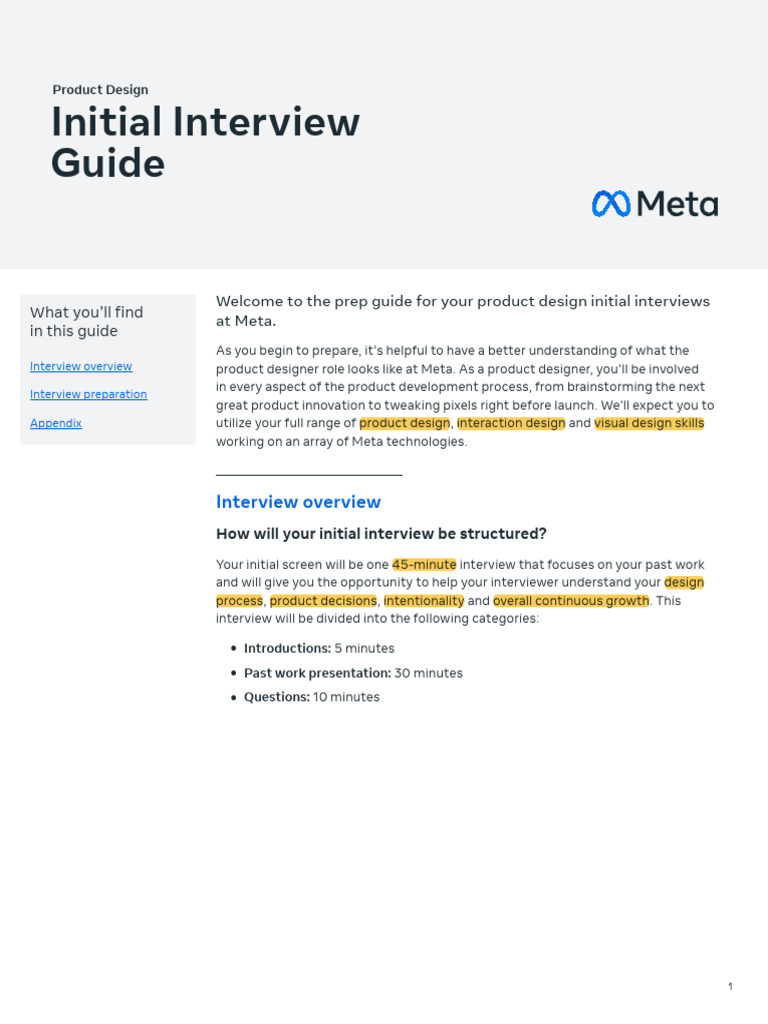 Initial Interview Guide | PDF | Human Communication | Design