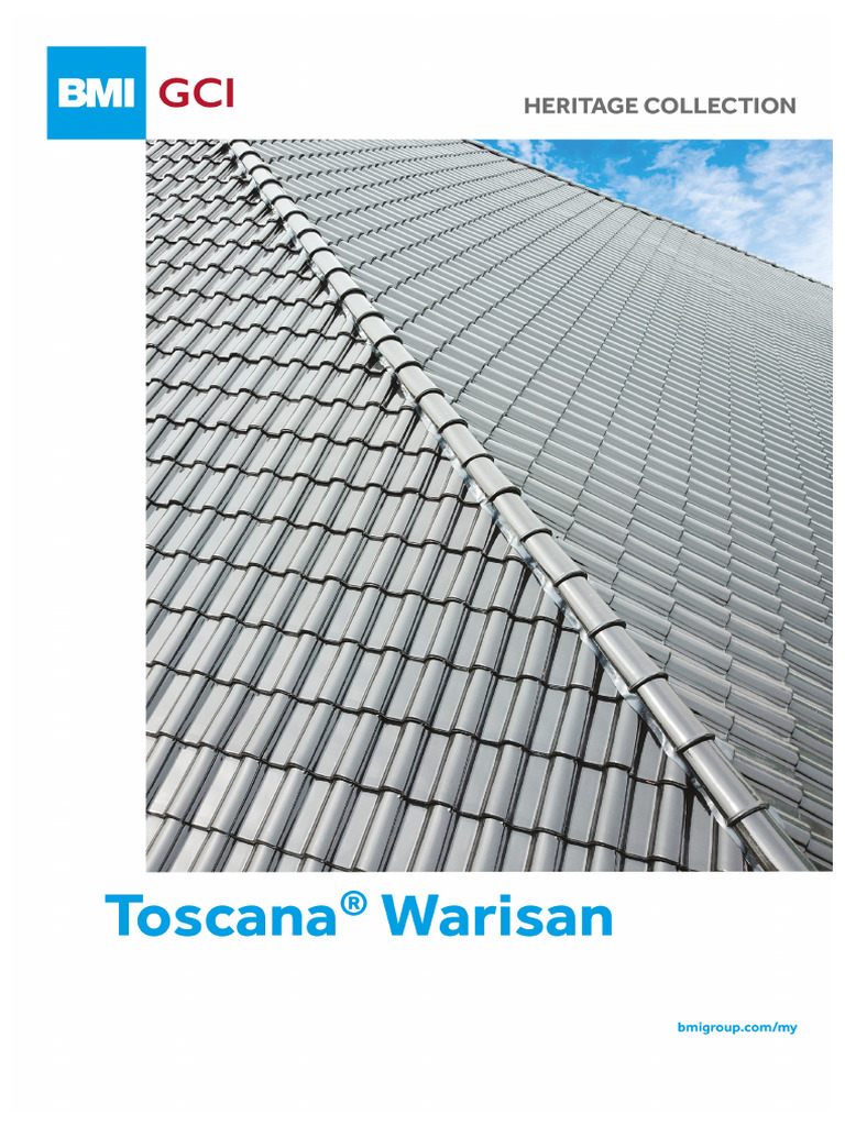 BMI GCI Toscana® Warisan (Clay) Roof Tiles | PDF