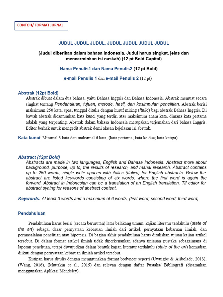 Format Jurnal Template Pdf