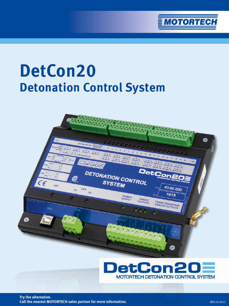 DetCon20 (Detonation Control System) | PDF