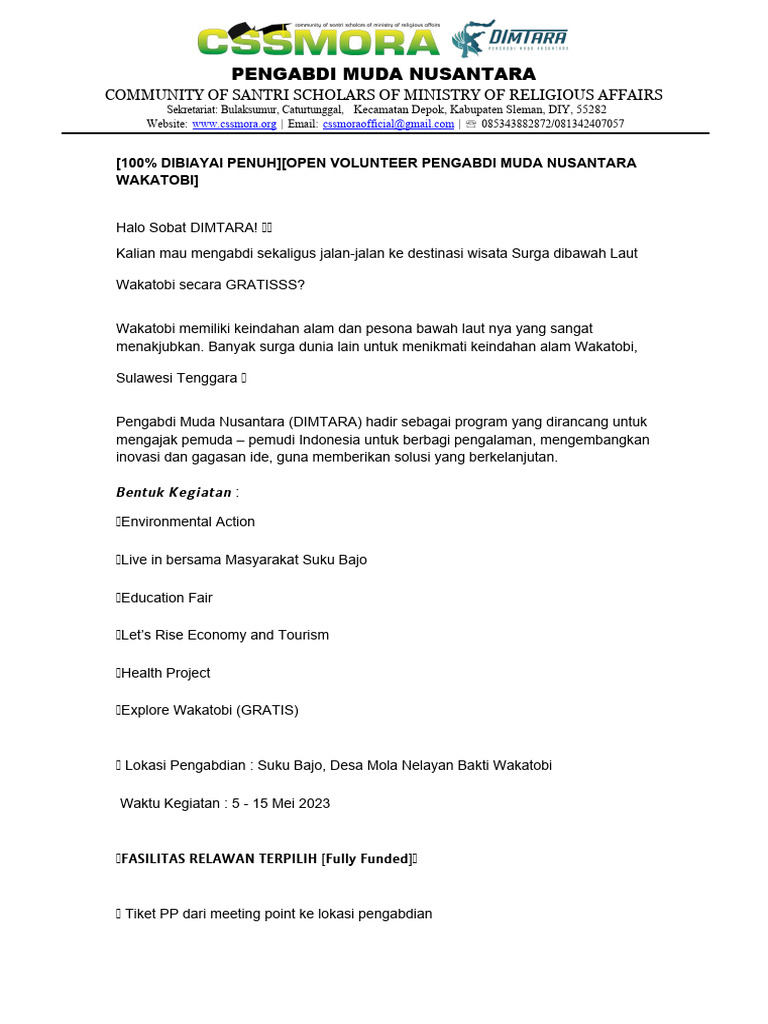 Caption Pamflet | PDF | Karier & Perkembangan | Ilmu Sosial