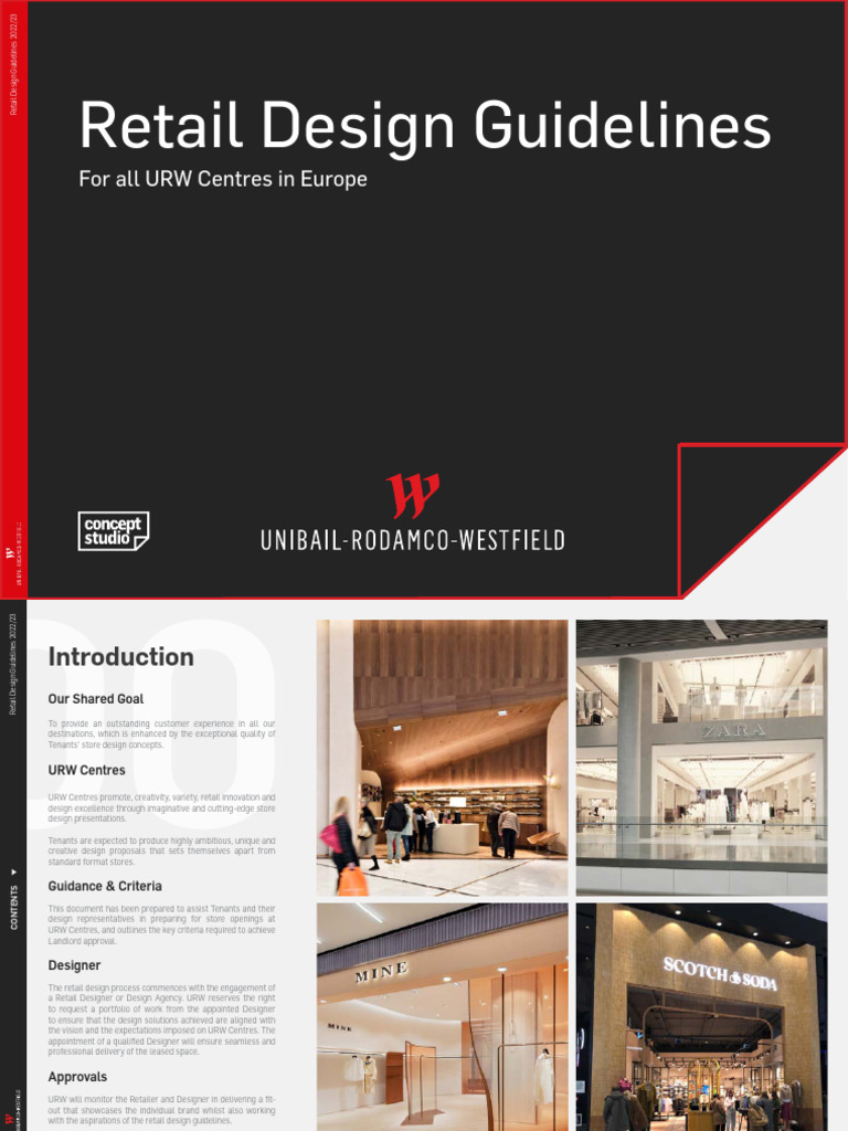 Retail Design Guidelines - Global | PDF | Retail | Leasehold Estate