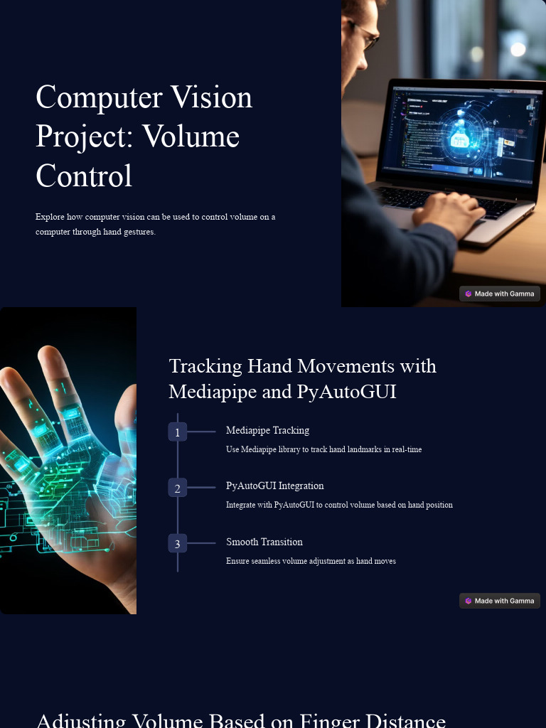 Computer Vision Project Volume Control | PDF