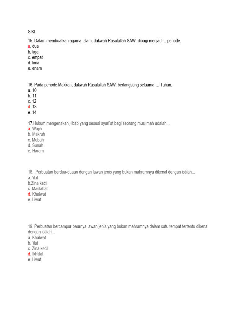 SIKI | PDF | Sejarah