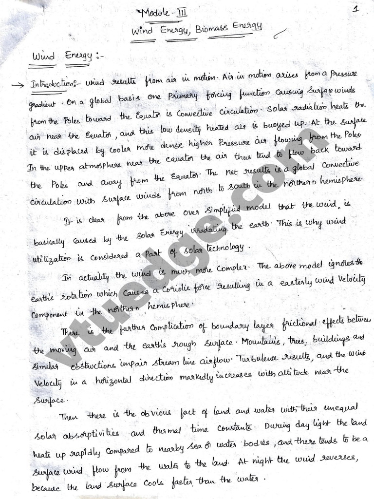 Module-3 RES Notes | PDF