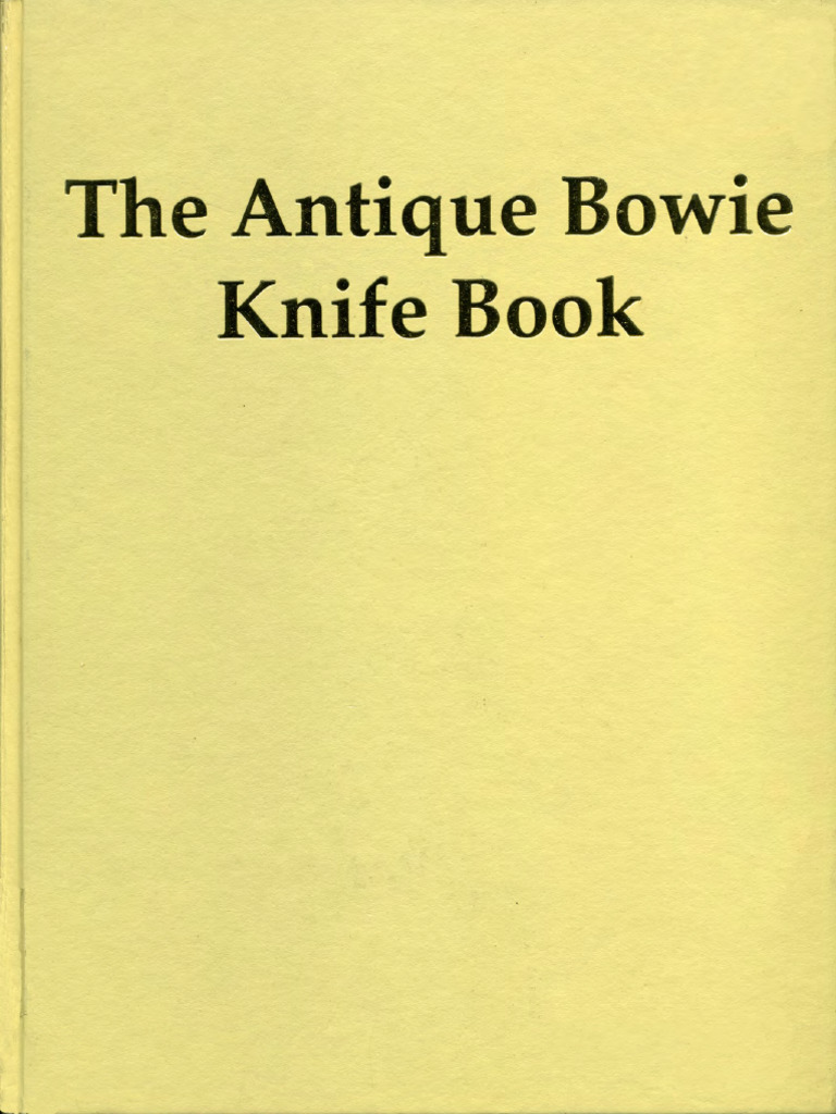 Bowie Knife Book | PDF
