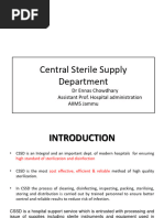 CSSD Checklist | PDF | Sterilization (Microbiology)