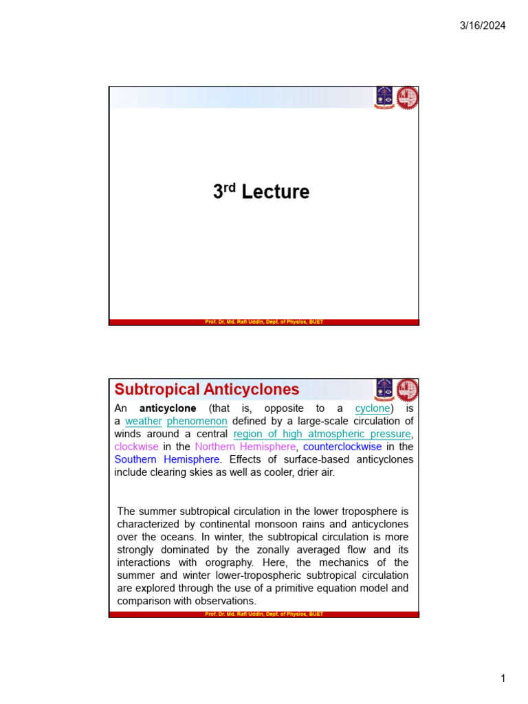 IntroductionToTropical andMonsoonMeteorology - Rafi - 2024 | PDF | Earth Phenomena | Physical ...